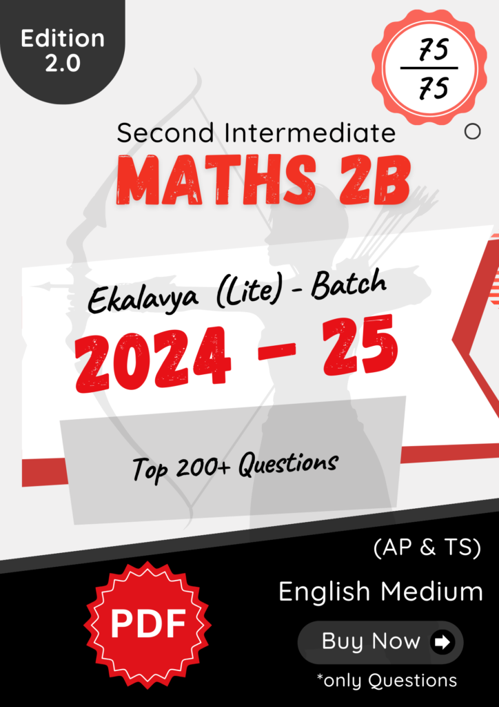 Maths 2B – Lite Ed 2.0 (2024-25) – Prashanth CLASSES